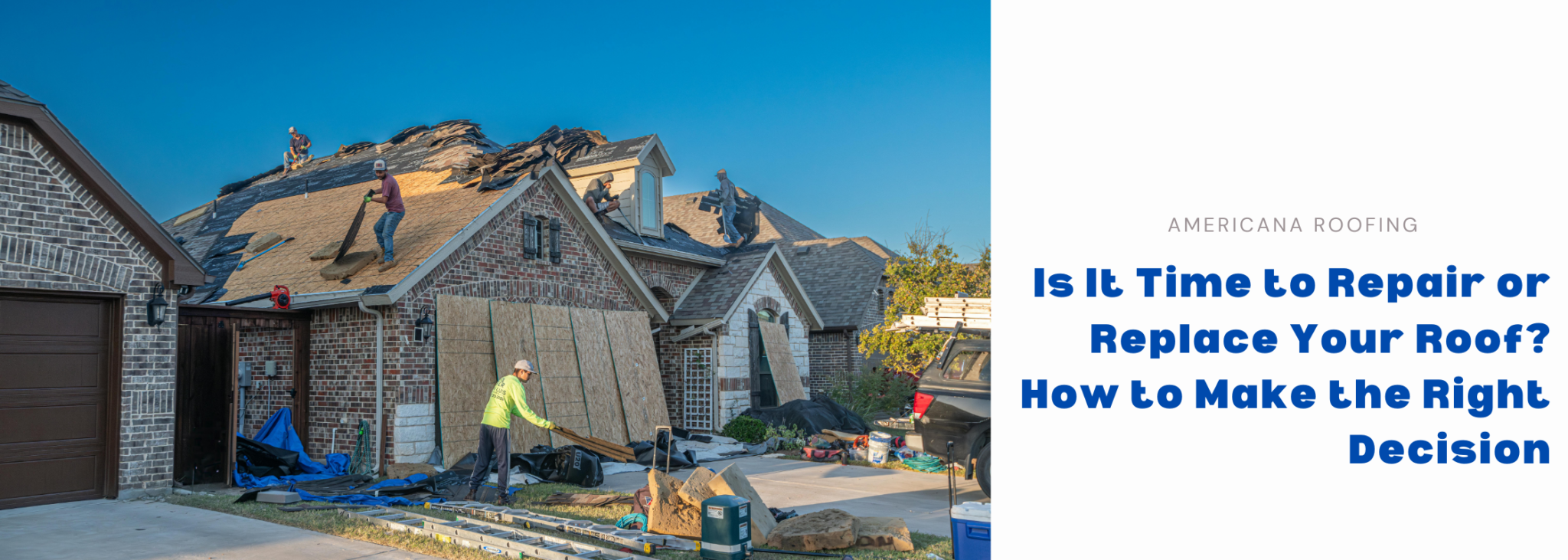 Is It Time to Repair or Replace Your Roof? How to Make the Right ...